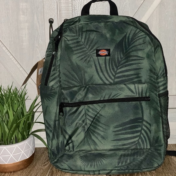 Dickies | Bags | Dickies Student Olive Palms Backpack Nwt | Poshmark